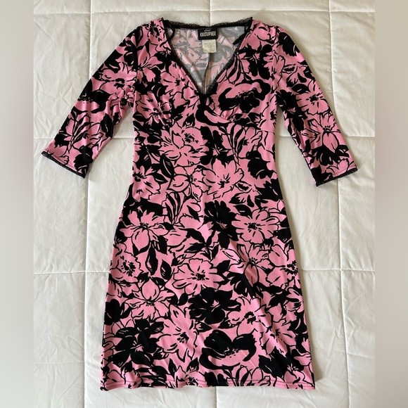 Jodi Kristopher | Dresses | Vintage Jodi Kristopher Floral Pink And ...